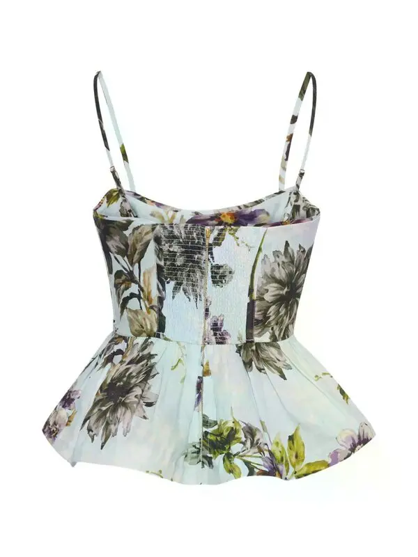 Cara Cara Alba Floral-print Peplum Top