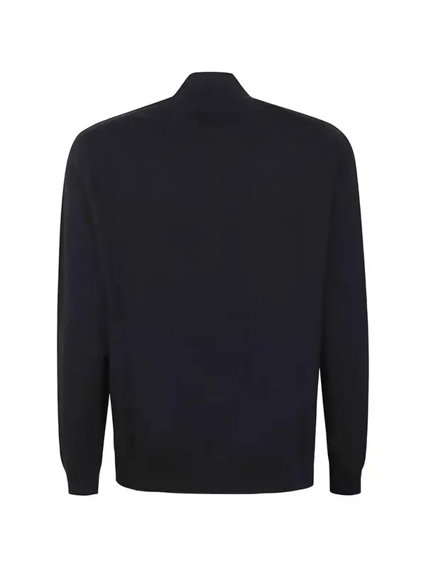 BRETT JOHNSON Zip-front Knit Cardigan