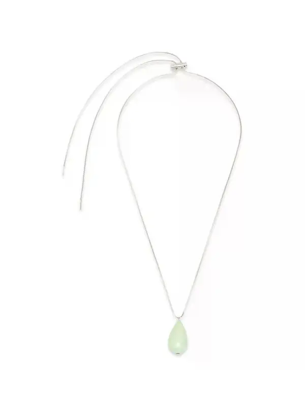Plan C Paper-pearl Necklace - Silver