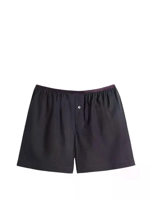 LEMAIRE Washed Boxer Shorts - Black