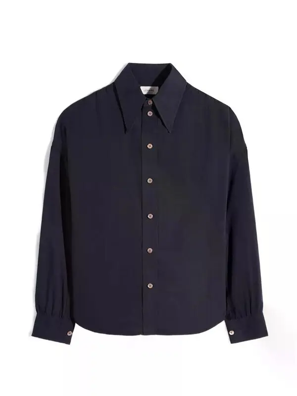 LEMAIRE Pointed Collar Shirt - Black