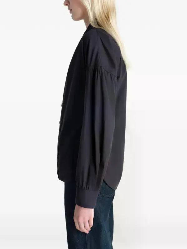 LEMAIRE Pointed Collar Shirt - Black