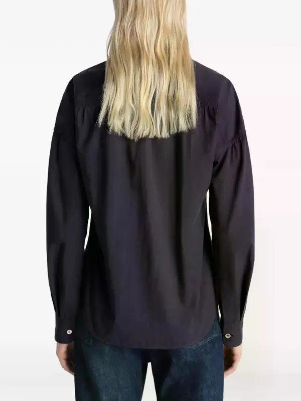 LEMAIRE Pointed Collar Shirt - Black