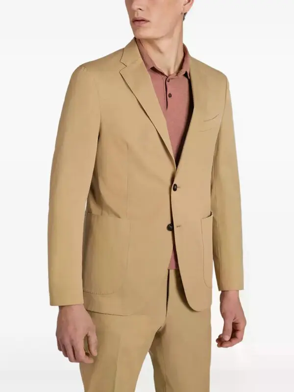 Incotex Patch-pocket Blazer - Neutrals