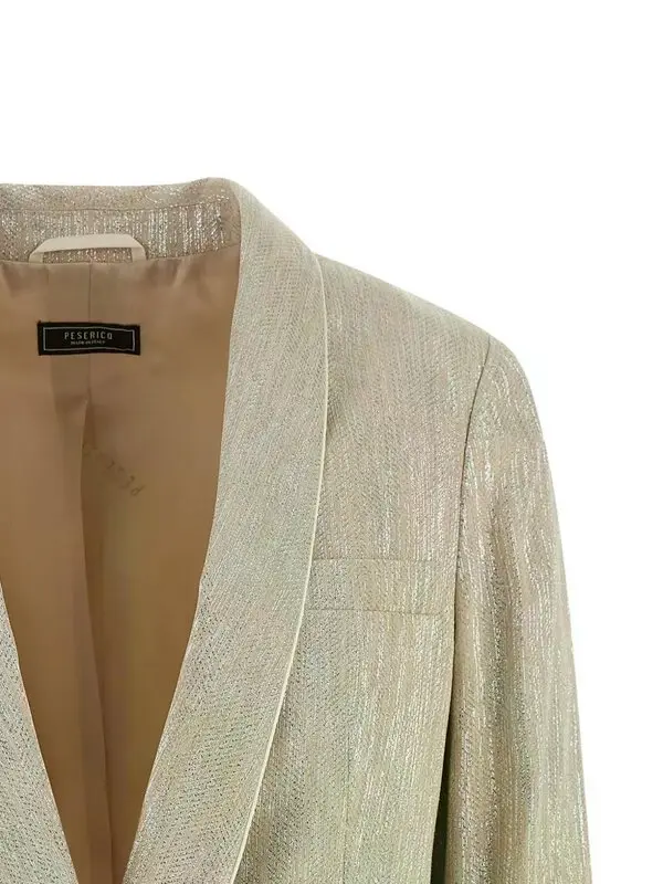 Peserico Single-breasted Blazer - Neutrals