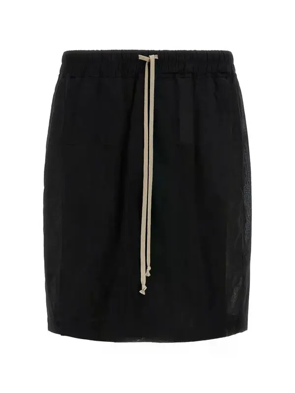 Rick Owens Drawstring-waist Shorts - Black