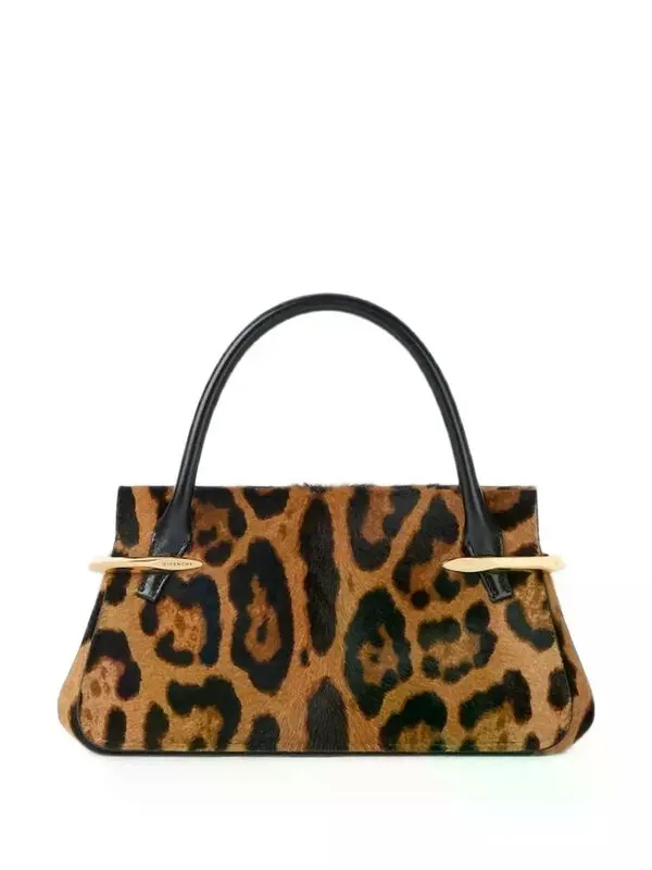 Givenchy Animal-print Leather Tote - Neutrals