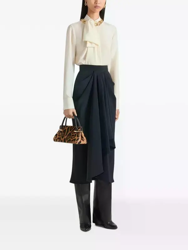 Givenchy Animal-print Leather Tote - Neutrals