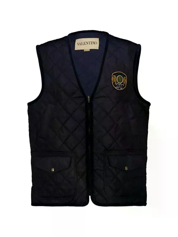 Valentino Garavani Quilted Gilet - Blue