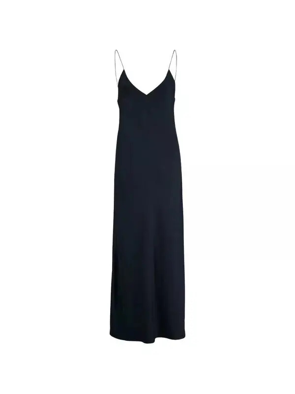 BLAZÉ MILANO V-neck Backless Maxi Dress - Blue