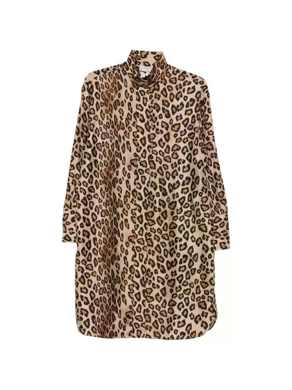 Alberto Biani Animal-print Shirt Dress