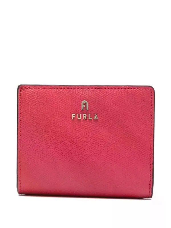 Furla Camelia Compact Logo Leather Wallet - Pink