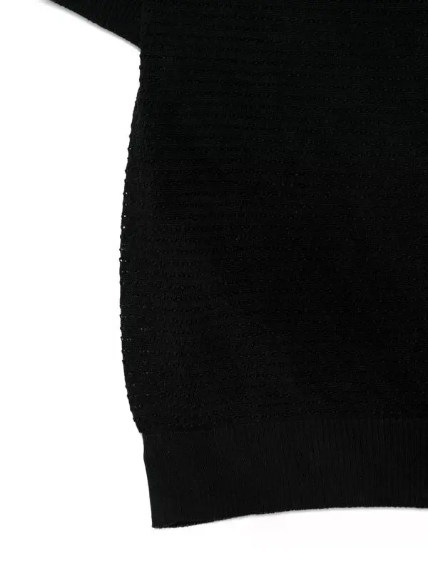 Tagliatore Polo-collar T-shirt - Black
