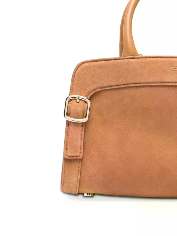 Santoni Buckle-detail Tote
