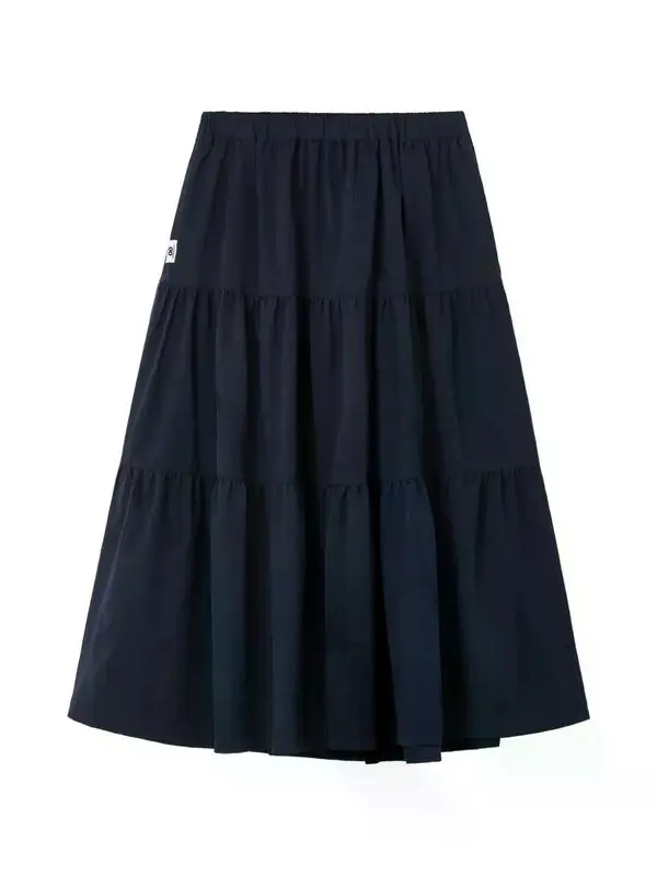 CHOCOOLATE Tiered Skirt - Blue