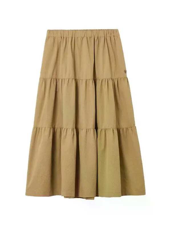 CHOCOOLATE Tiered Skirt - Neutrals
