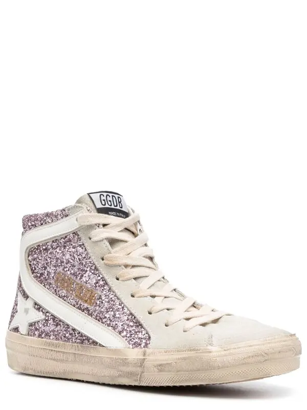 GOLDEN GOOSE Glitter High-top Sneakers