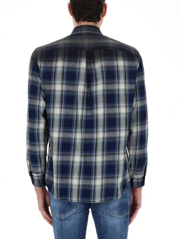 Dsquared2 Canadian Vintage" Shirt - Blue