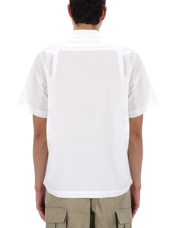 Sacai Polo Shirt With Zipper - White