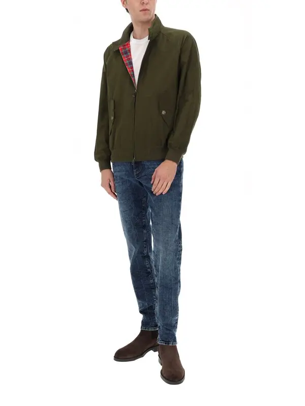 BARACUTA G9 Harrington Jacket - Green