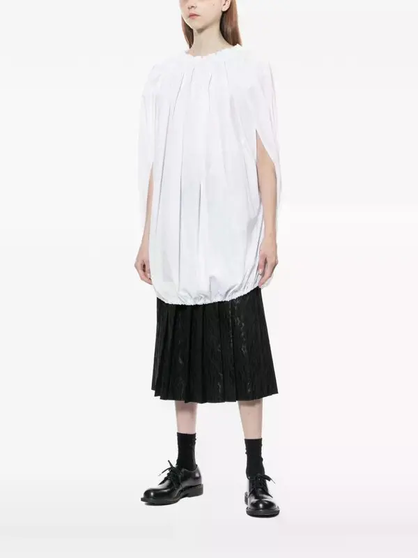 Comme Des Garçons Gathered Blouse