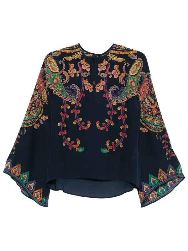 Etro Floral Paisley Print Blouse - Multicolour