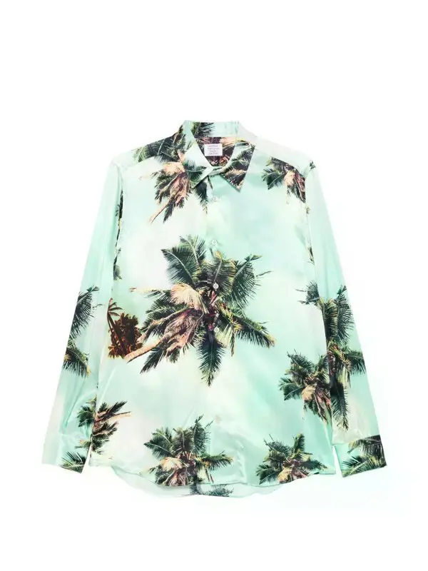 MAZZARELLI Palm-print Shirt
