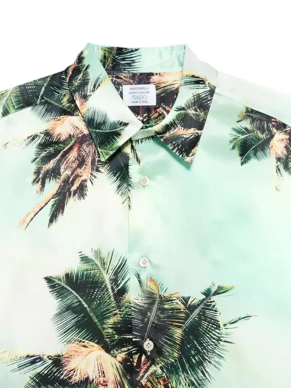 MAZZARELLI Palm-print Shirt