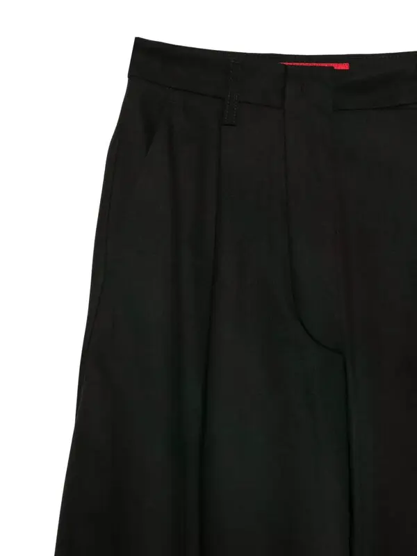 THELATEST Wide-leg Trousers - Black