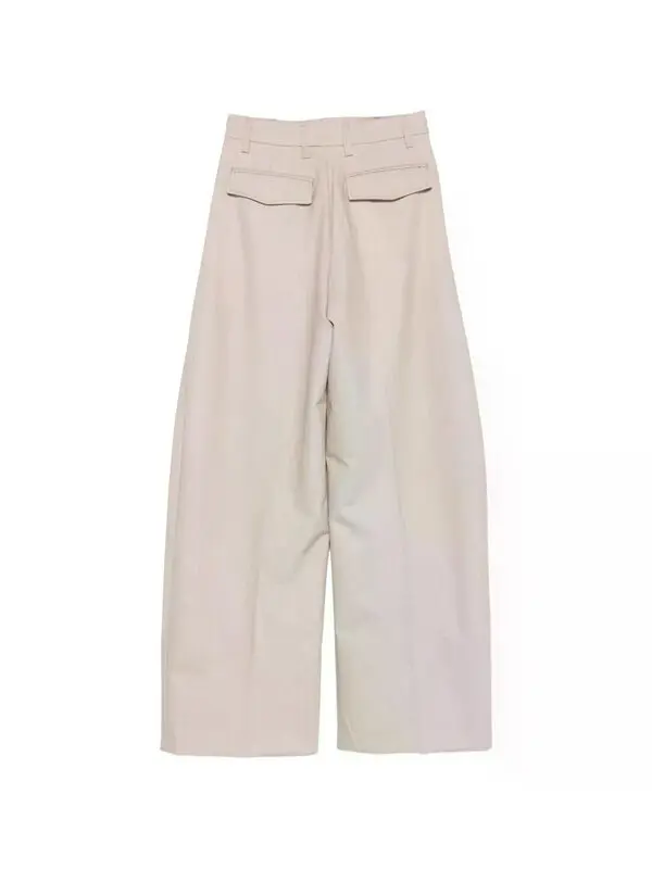 THELATEST Billie Pleated Trousers - Neutrals