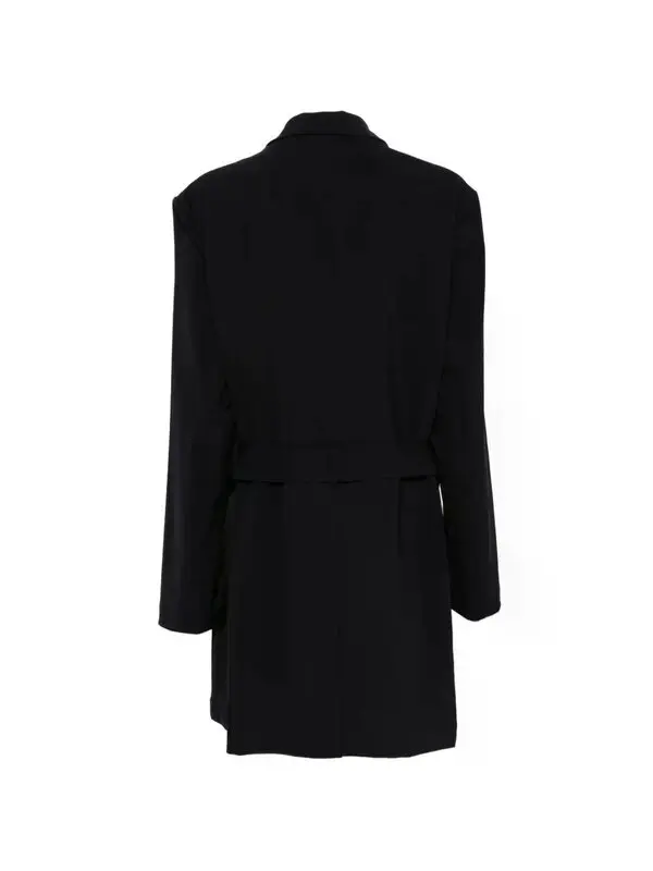 MONTECORE Double-breasted Belted Coat