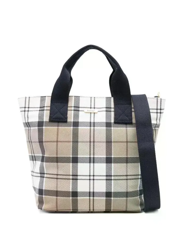 Barbour Tartan Tote Bag