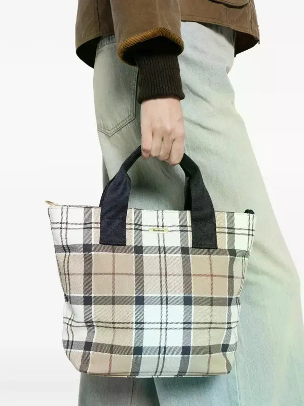Barbour Tartan Tote Bag