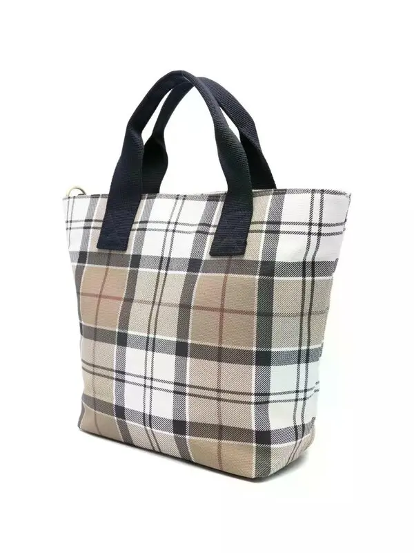 Barbour Tartan Tote Bag