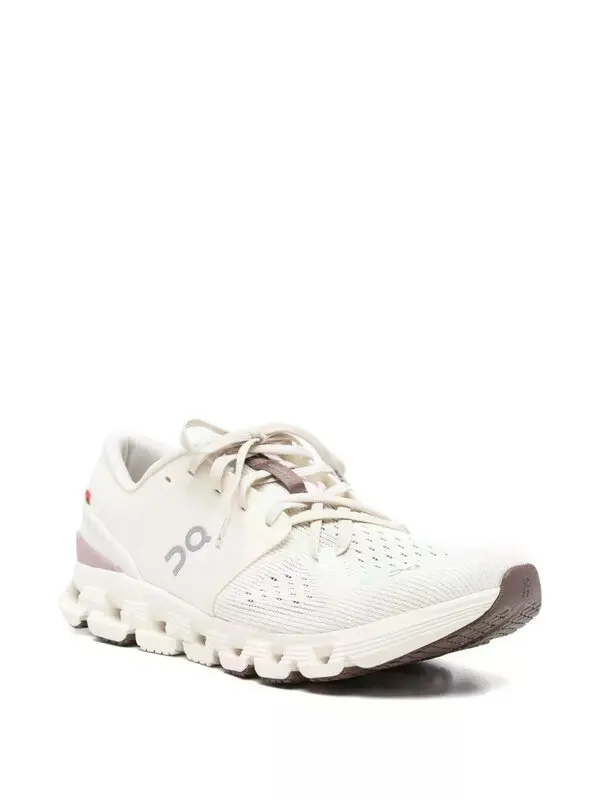 On Cloud X 4 Perforated Sneakers - Neutrals