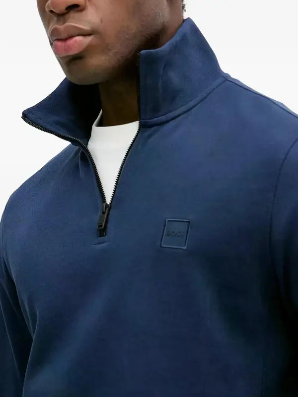 BOSS Logo Zip-up Sweatshirt