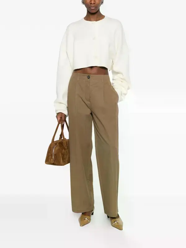 TOTEME Cropped Cardigan - Neutrals