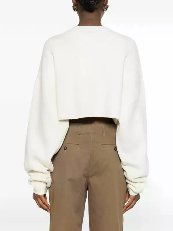 TOTEME Cropped Cardigan - Neutrals