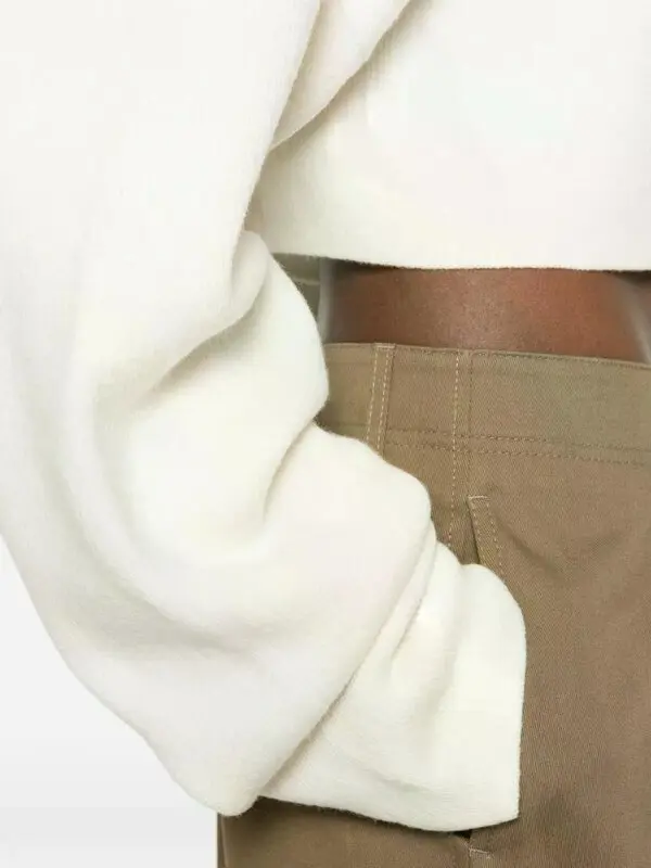 TOTEME Cropped Cardigan - Neutrals