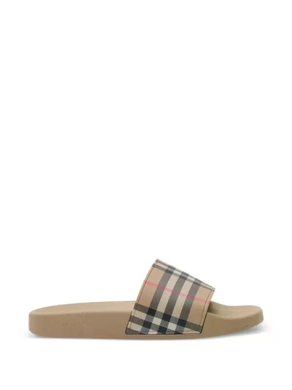 Burberry Check Slides