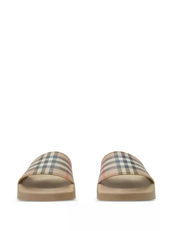 Burberry Check Slides
