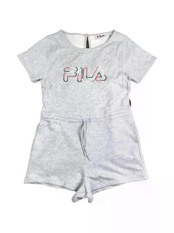 FILA Logo-detail Playsuit - Grey