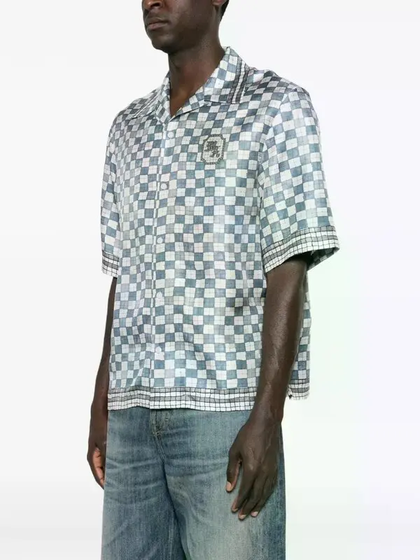 Amiri Checkered Shirt - Blue