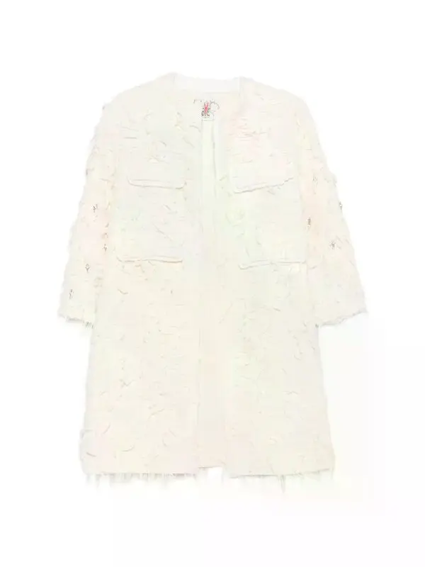 BYE Open-front Textured Coat