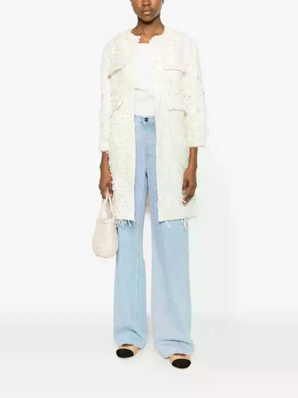 BYE Open-front Textured Coat