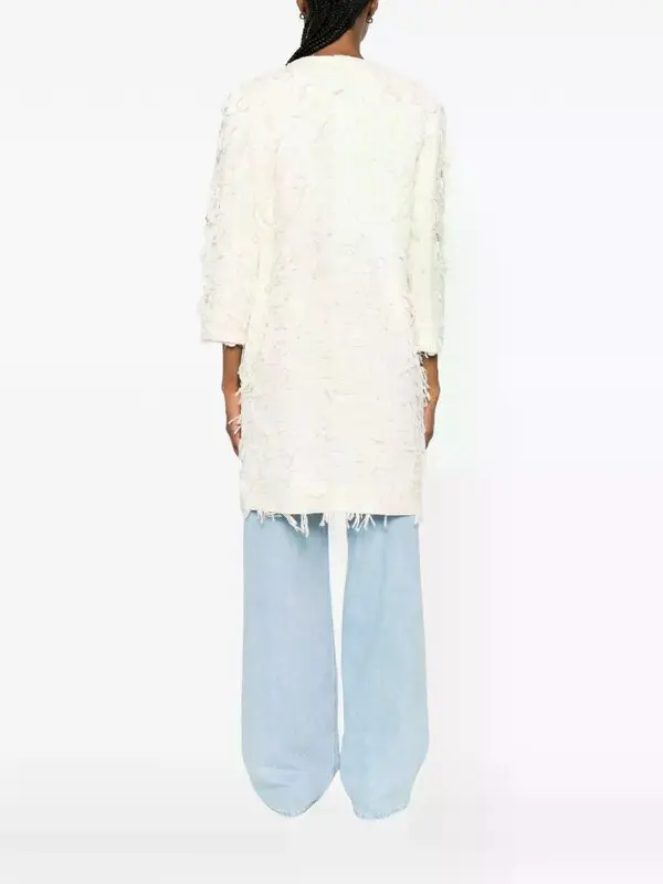 BYE Open-front Textured Coat