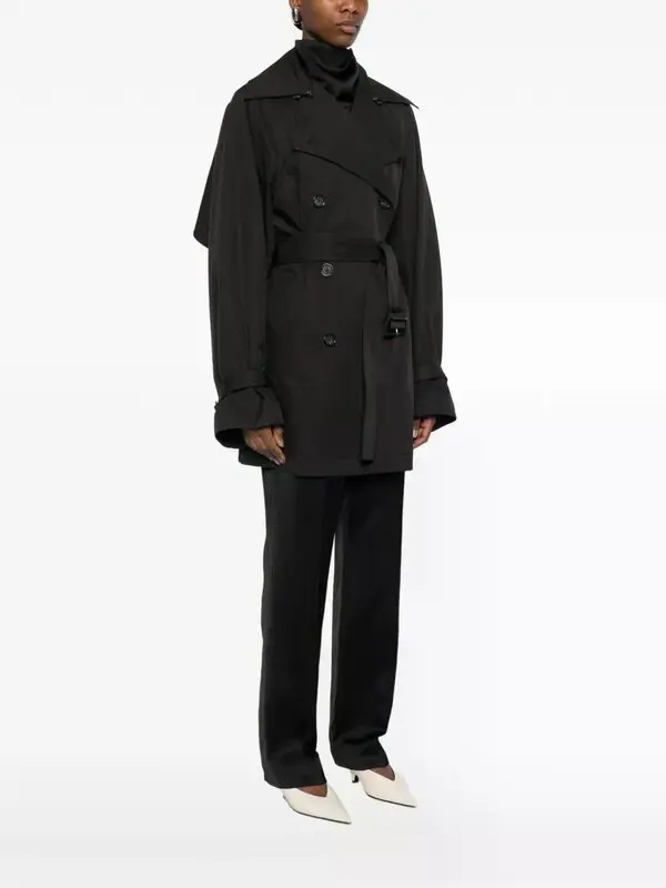 TOTEME Buttoned Belted Trench Coat