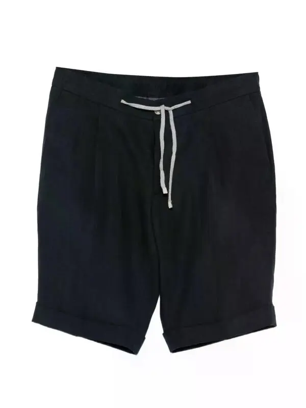 ARTE ANTWERP Drawstring Pleated Shorts - Blue