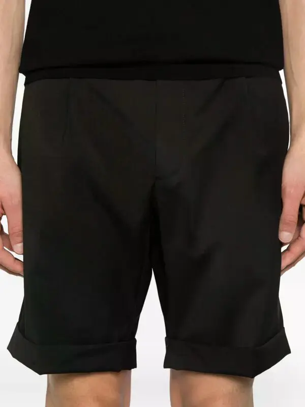 GTA Pleated Rolled Hem Shorts