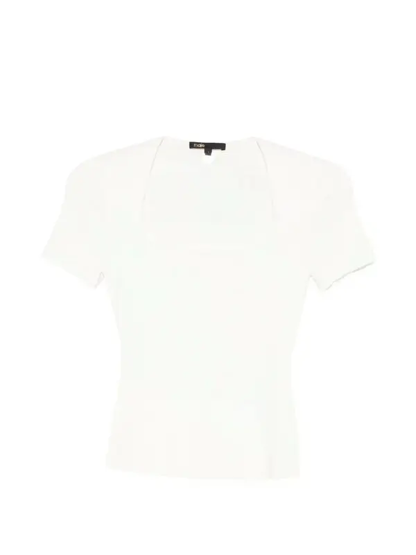 Maje Square-neck T-shirt